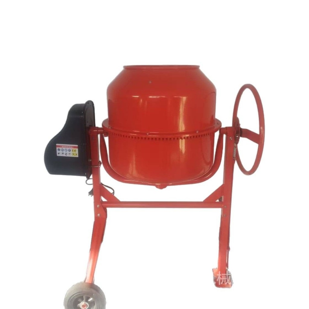 電動攪拌機 小型立式攪拌桶 混凝土砂漿幹濕滾筒種子攪拌機 OKHF | 蝦皮購物