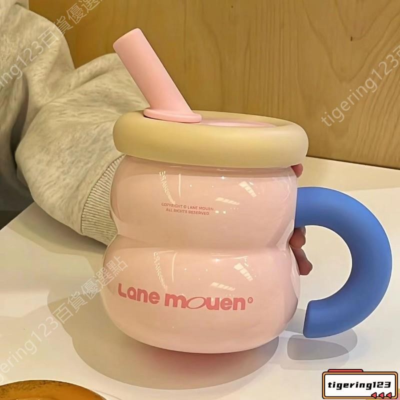 覽萌 Lane Mouen 吸管杯 大容量水壺 桌面保溫杯 水壺 316L不鏽鋼保溫杯 保溫瓶 | 蝦皮購物