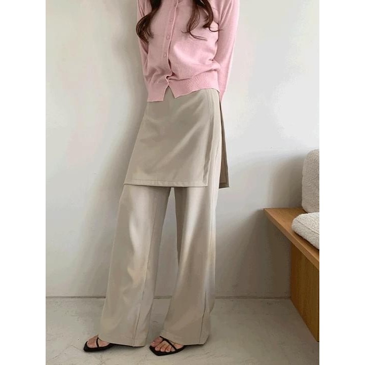 Codibook｜韓國 moaround 海灘風格剪裁層次寬褲 - 2色[預購]長褲 闊腿褲 女裝 | 蝦皮購物