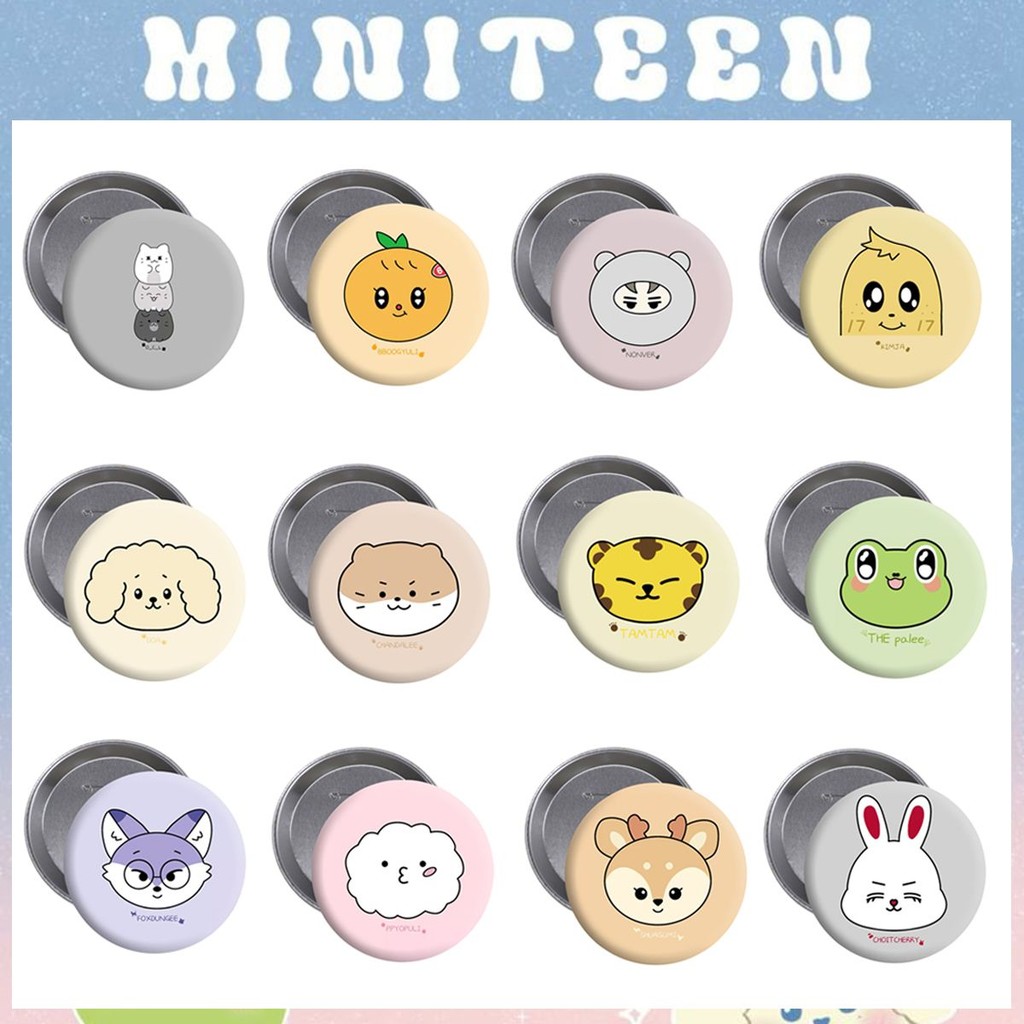 *韓國出品*SEVENTEEN克拉徽章 SVT MINITEEN大頭谷子吧唧胸針 kimja | 蝦皮購物