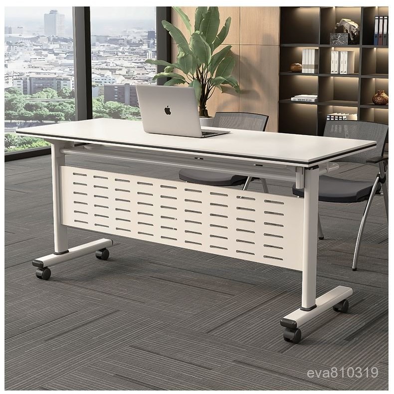 破損補發 可開發票 桌子會議桌簡約現代辦公桌活動可桌雙人培訓桌長方形拚接可移動 VQHR | 蝦皮購物