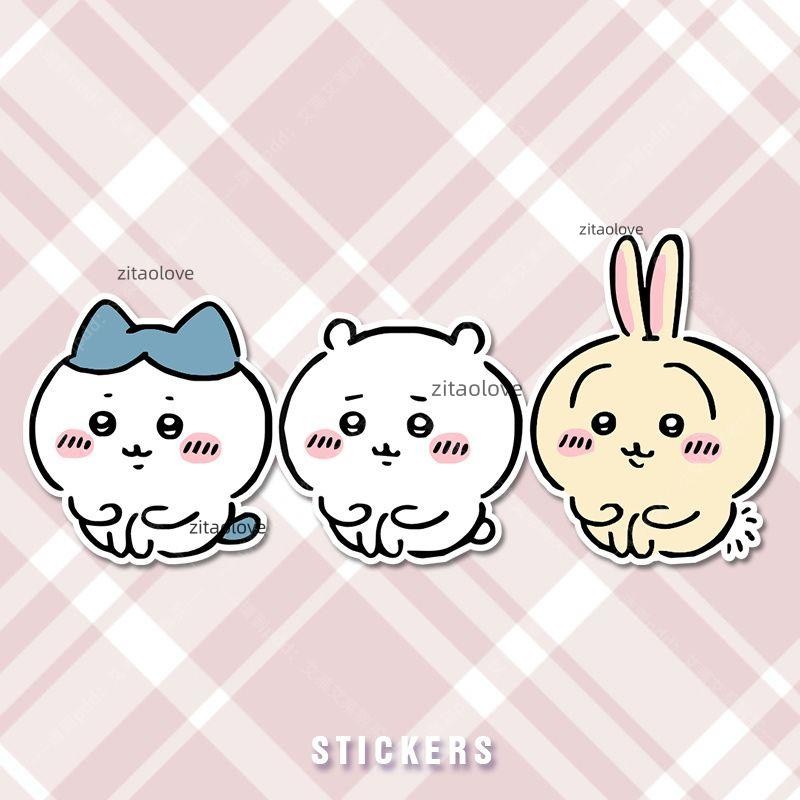 滿118出貨 吉伊卡哇chiikawa貼紙可愛卡通汽車電動摩托車劃痕遮擋貼畫 行李箱貼紙 車貼 劃痕貼筆電貼紙 平板貼紙 | 蝦皮購物