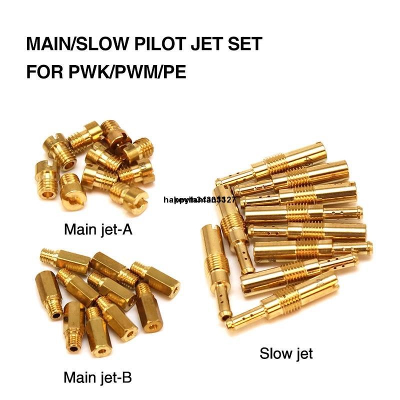 台灣發貨 Pwk PWM PE 24 26 28 30 PJ FCR-MX CV 摩托車化油器噴嘴的 20 件化油器主/ | 蝦皮購物
