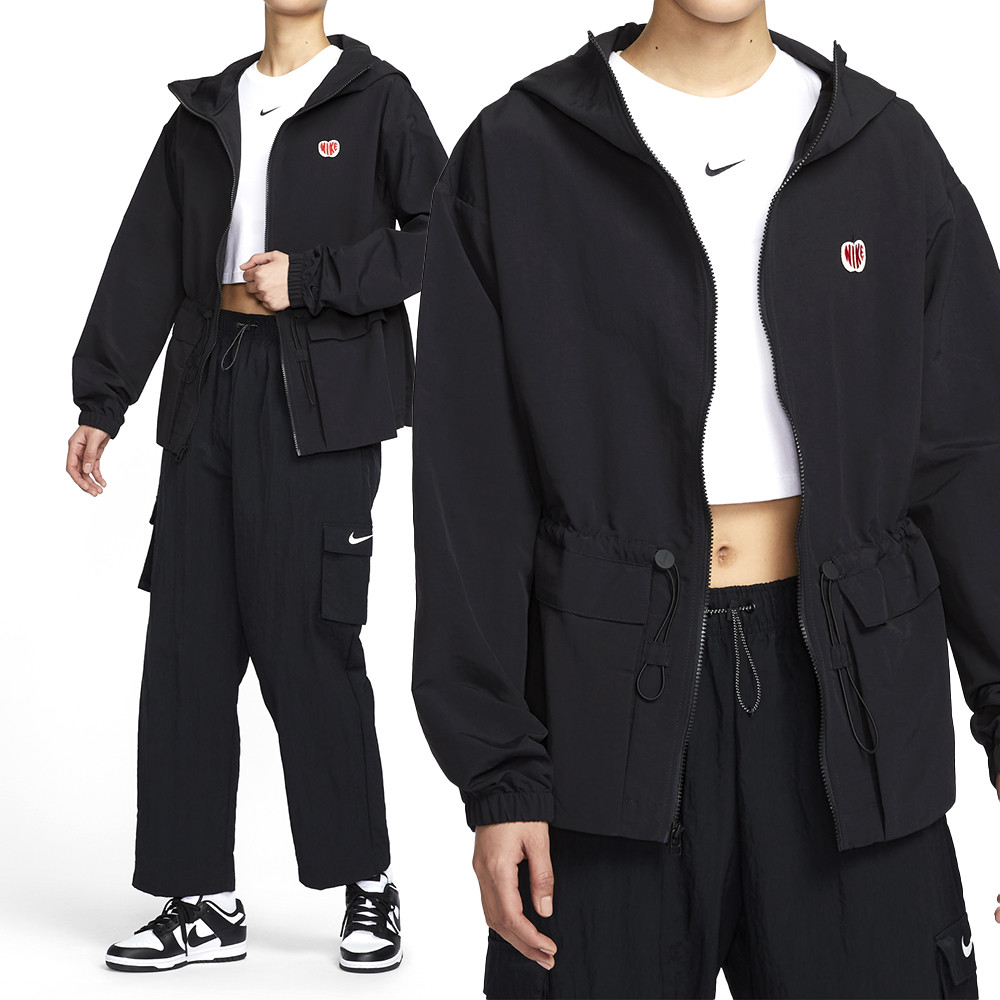 Nike As W Nsw Trend Wvn Jkt Gcel 女款 黑色 連帽 防潑水 外套 HV8727-010 | 蝦皮購物