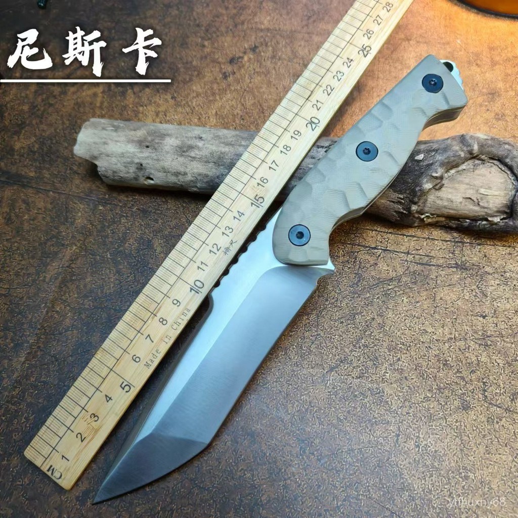 泰坦戶外直刀加厚高硬度一體龍骨防身刀野外探險裝備荒野求生刀具 YYAZ | 蝦皮購物