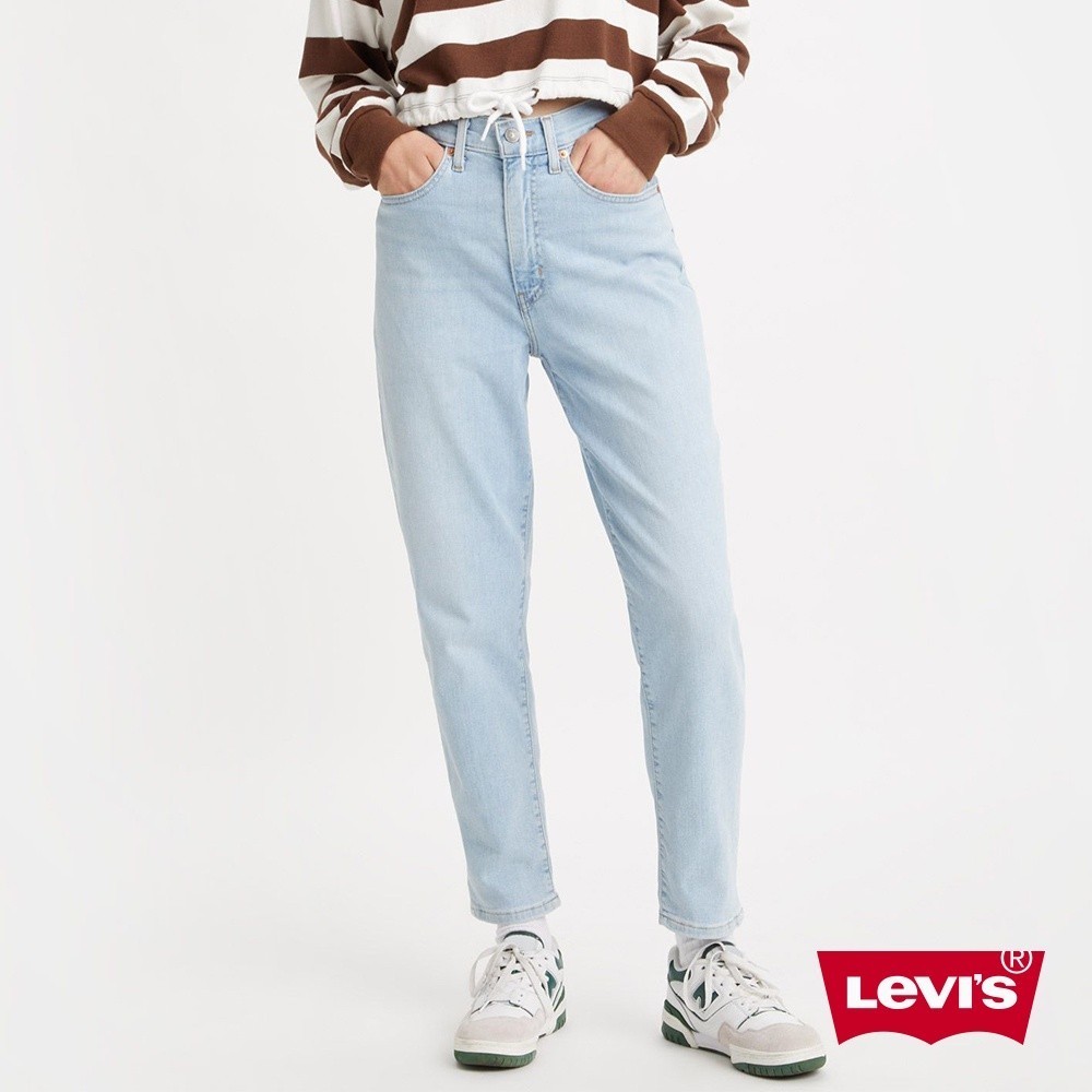 Levis 女款 高腰BOYFRIEND男友褲 / 精工輕藍染水洗 / 及踝款 彈性布料 熱賣單品 85873-0120 | 蝦皮購物