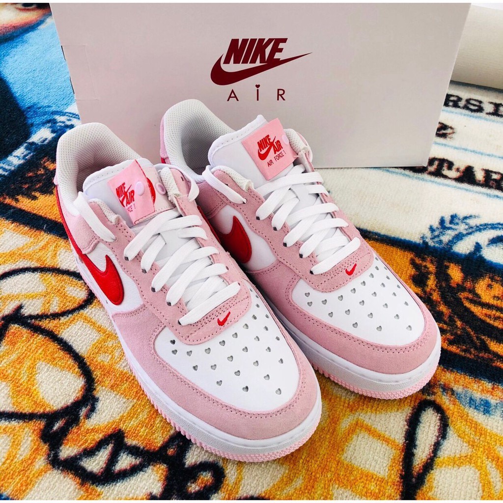 現貨 Nike Air Force 1 QS“Valentines Day”粉色 情人節 DD3384-600 運動鞋 | 蝦皮購物