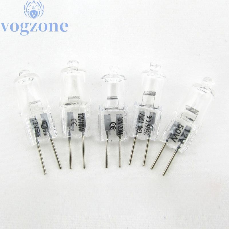 10pcs G4 12V 5W-50W Watt Halogen Light Bulb Base JC Type 2 P | 蝦皮購物