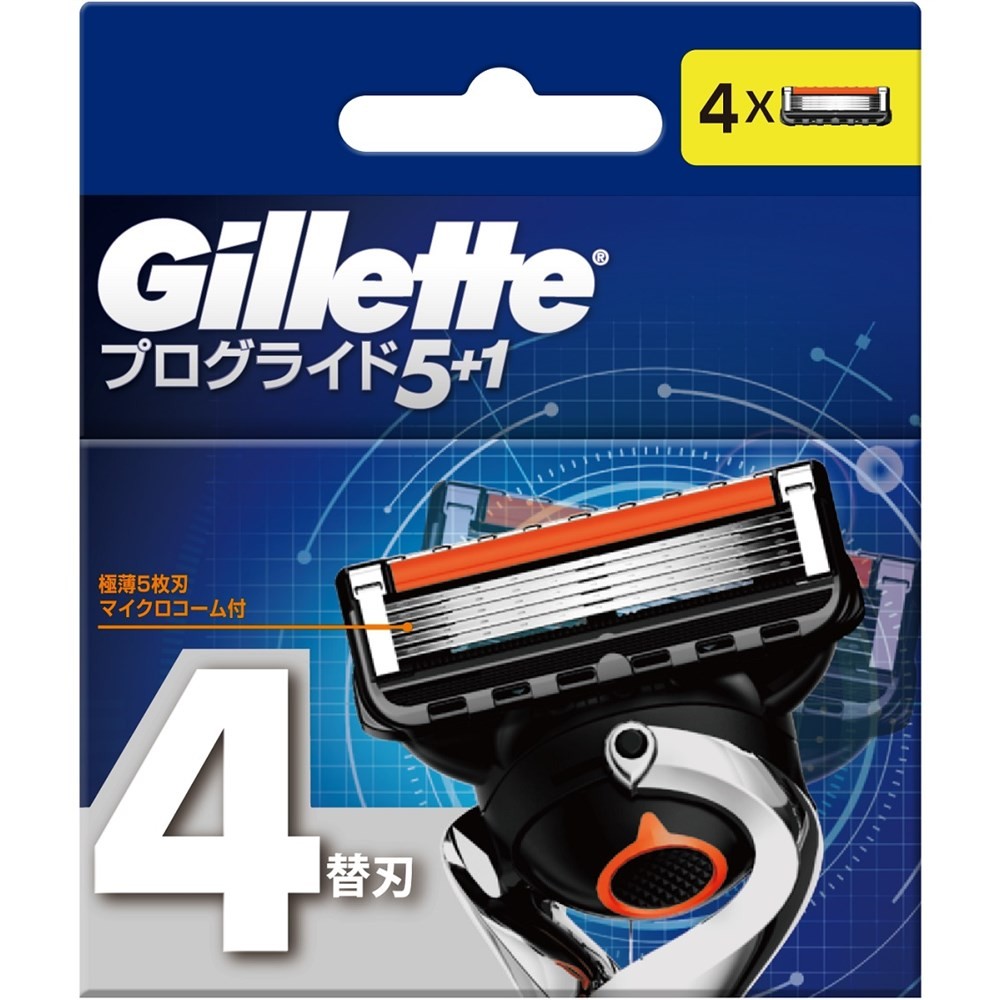 吉列ProGlide無感系列刮鬍刀頭(4刀頭)【三友藥妝Tomod's】 | 蝦皮購物
