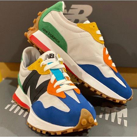 NEW BALANCE 327 彩色 ms327pba 彩色拼接 | 蝦皮購物