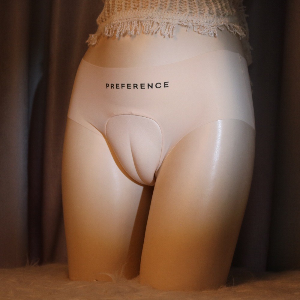 【闆娘推薦 0】夏季冰絲無痕一片式男娘僞娘隱藏下體jj內褲駱駝趾假陰三角褲性感 CH6A | 蝦皮購物