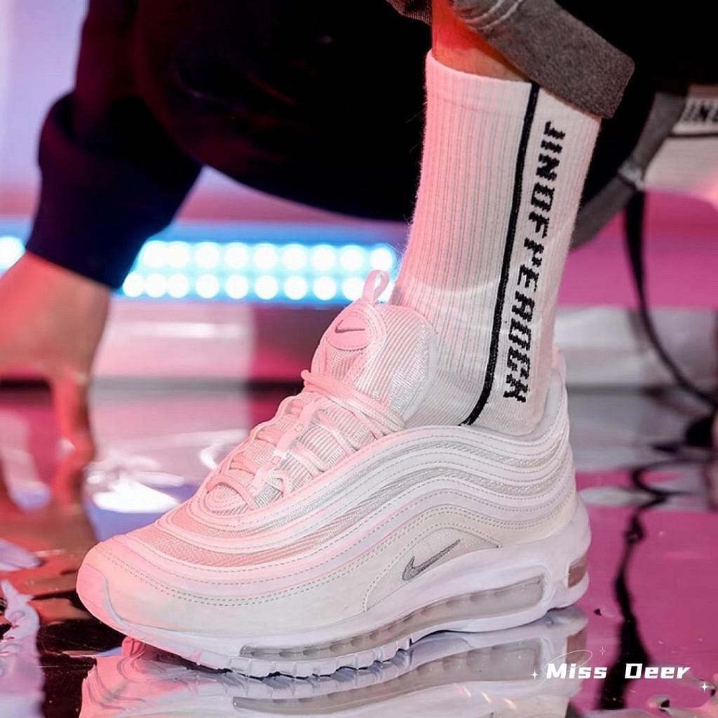 Nike Air Max 97 全白 反光 經典 男女鞋 白子彈 全氣墊鞋 百搭 慢跑鞋 921826101 | 蝦皮購物