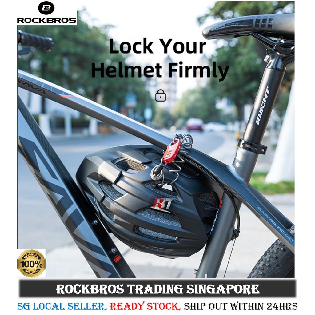 Helmet Lock 3 Digit Combination Code Lock for Bike PORTABLE | 蝦皮購物