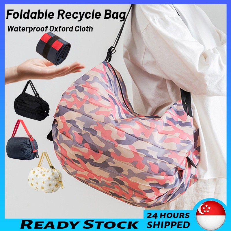 Foldable Shopping Bag Reuseable Eco-Friendly Recycle Grocery | 蝦皮購物