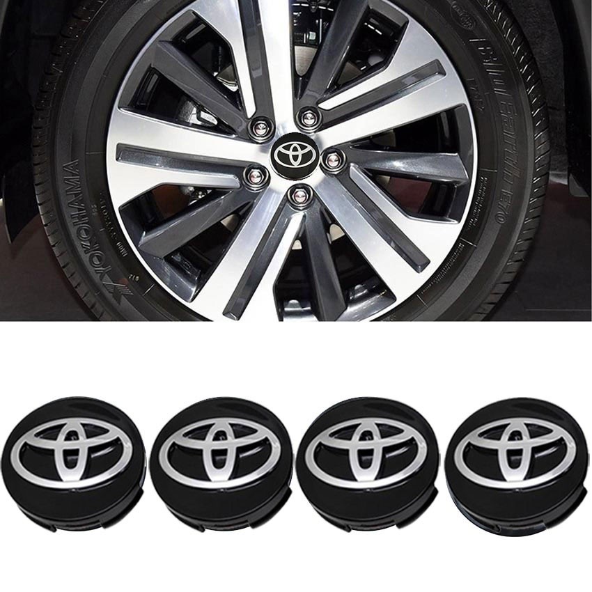Car Wheel Hub Center Cap 62MM 4pcs 3D Emblem Toyota for Inno | 蝦皮購物