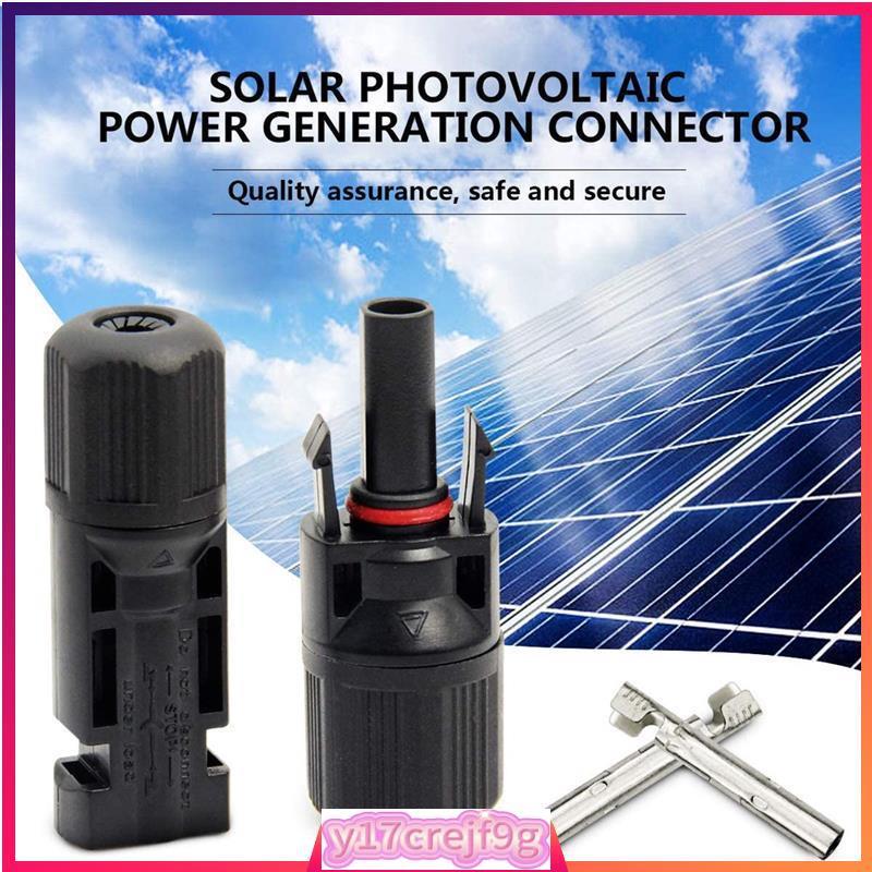 5Set MC4 Connectors Solar Panel Cable Connectors 5 Pairs Mal | 蝦皮購物