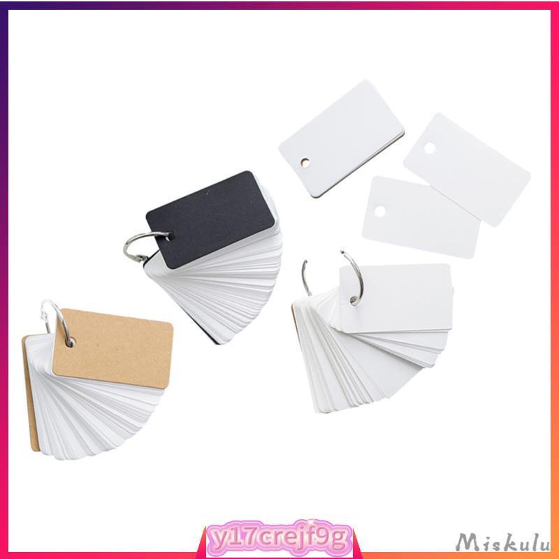 1 Pack Flash Cards Small Blank Mini Index Cards 1.6 x 2.8 in | 蝦皮購物