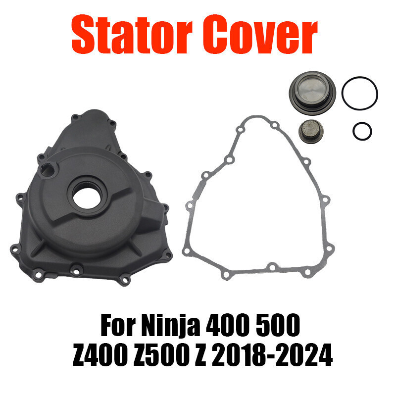 全新適用於川崎忍者 400 500 Z400 Z500 Z 定子蓋 2018-2024 發動機曲軸箱定子蓋 | 蝦皮購物