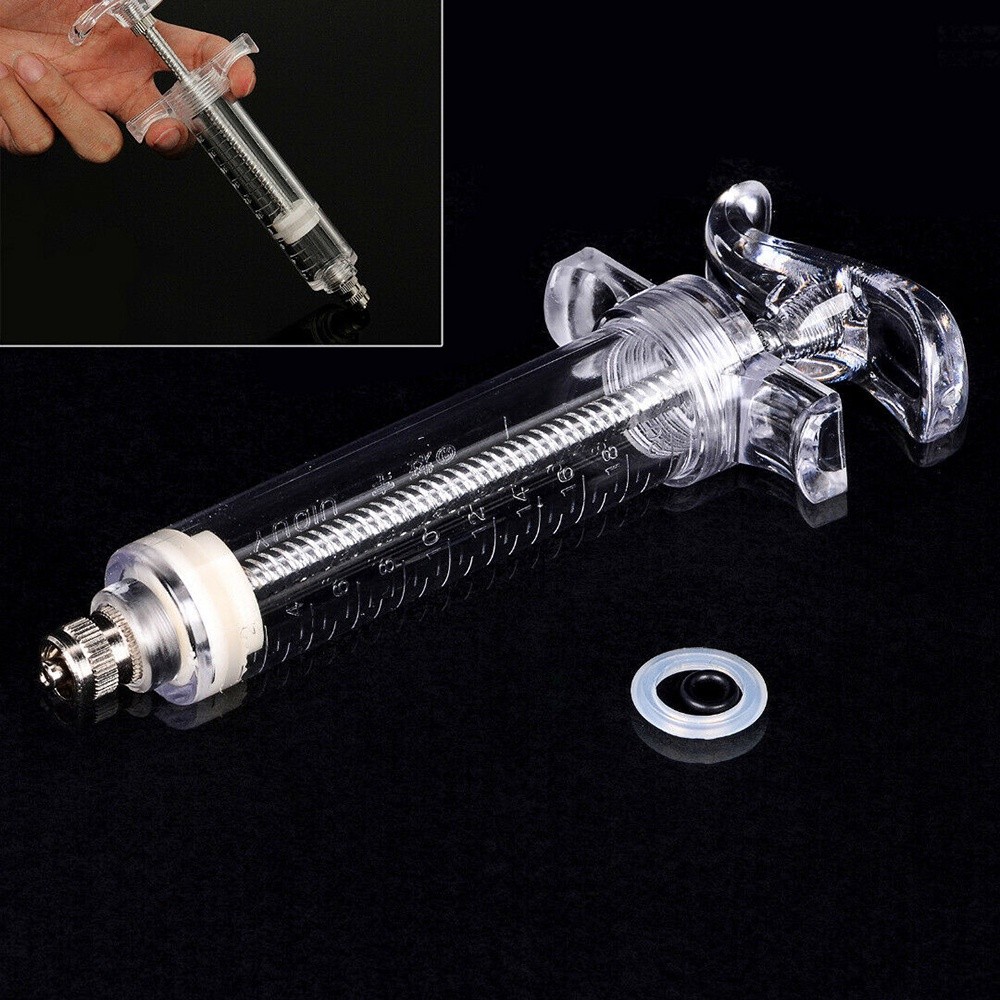 10/30/50ml Copper Head Veterinary Plastic Steel Syringe Syri | 蝦皮購物