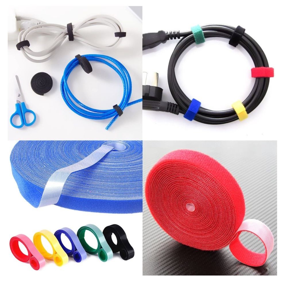 Self Fasteners Wire Organizer Cable Ties, Tape Strips, Adhes | 蝦皮購物