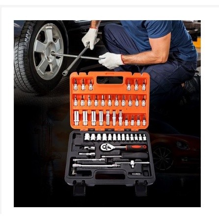 53PCS AUTOMOBILE MOTORCYCLE CAR REPAIR TOOL BOX SET PRECISIO | 蝦皮購物