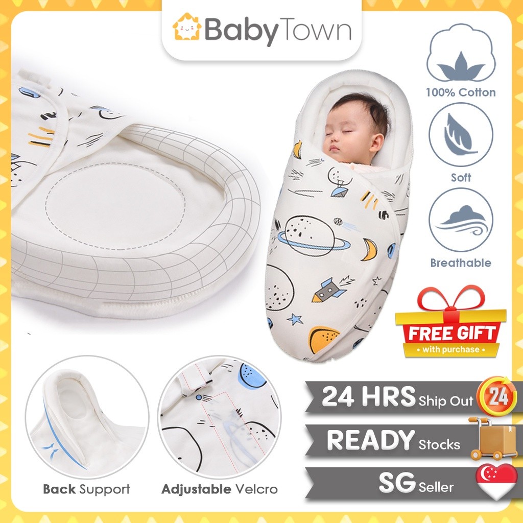 Baby Swaddle Double Layers | Baby Cotton Cartoon Printed Wra | 蝦皮購物