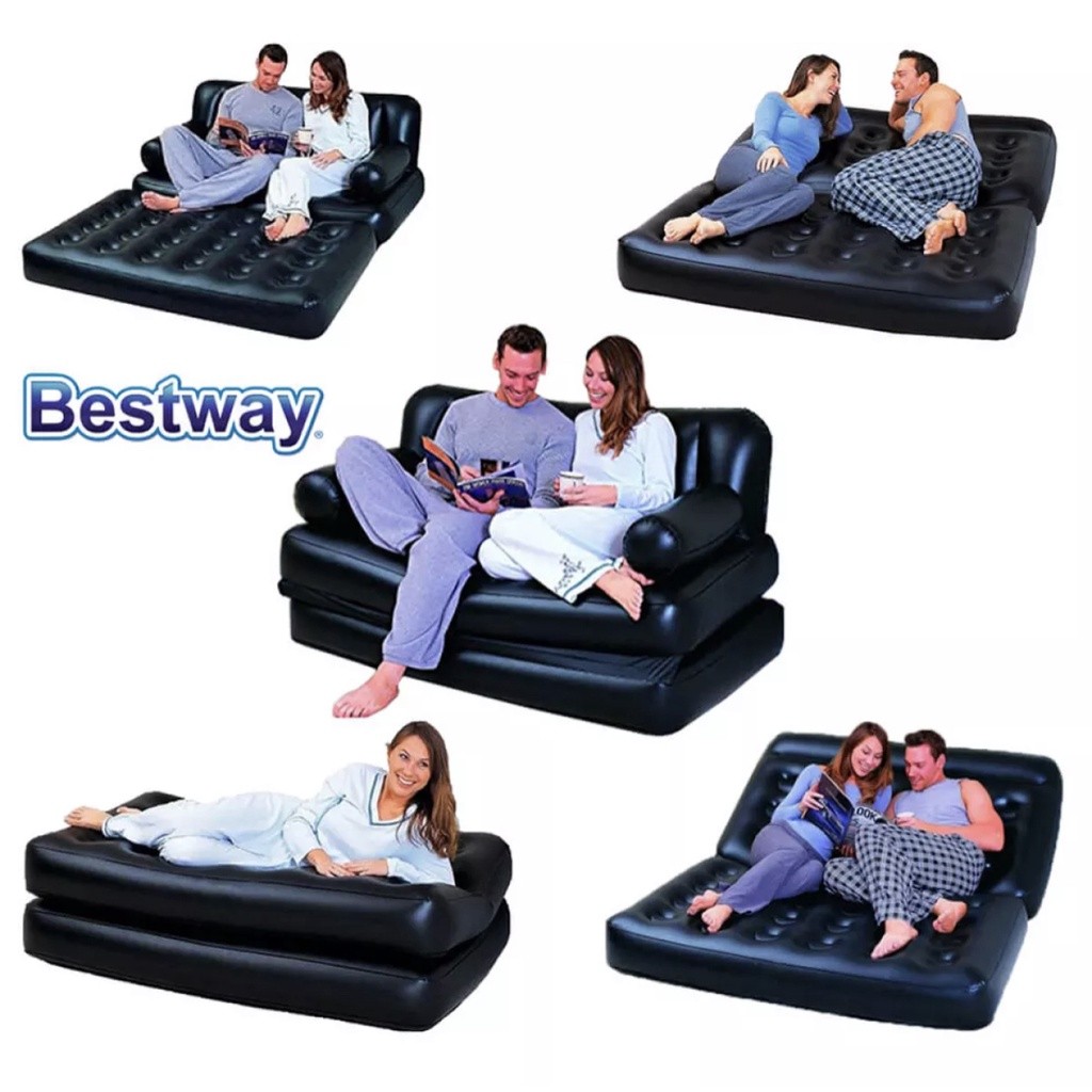 Bestway 5 in 1 Multifuntion Inflatable Sofa Air Bed Heavy-du | 蝦皮購物