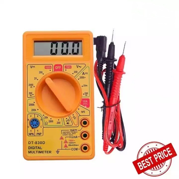 LCD Digital Multimeter Digital AC DC Voltmeter Ammeter Ohmm | 蝦皮購物