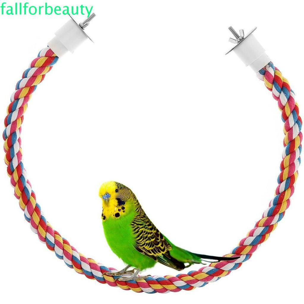 Interactive Bird Toys Bungee Perches Cotton Rope Conure Colo | 蝦皮購物