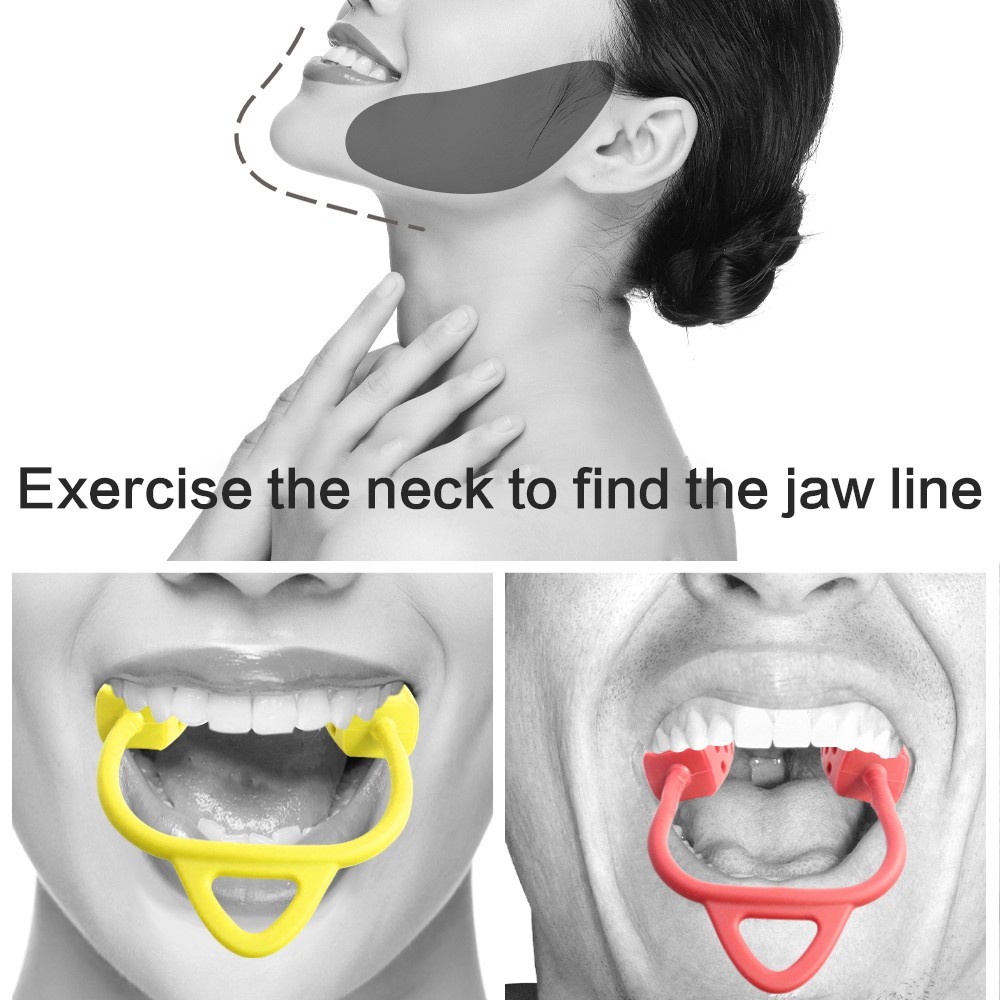 Silicone aw Exerciser Jawline Tone your Face Neck Facial Ton | 蝦皮購物