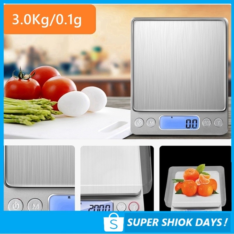 3kg/0.g Electronic Balance Bake Food Kitchen Scale | 蝦皮購物