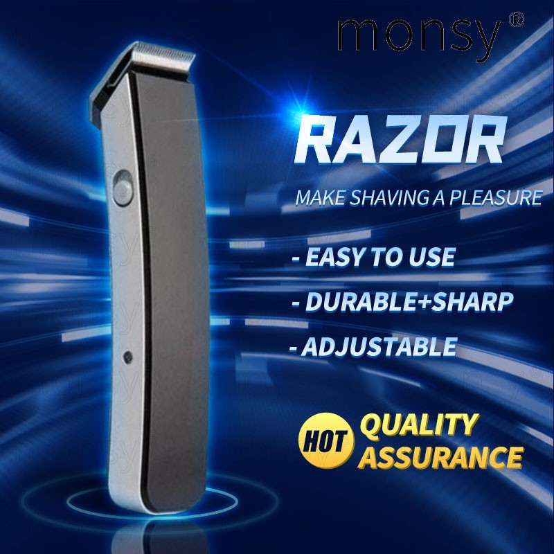 Razor Shaver Wireless Razor Rechargeable Hair Cut Clipper Me | 蝦皮購物