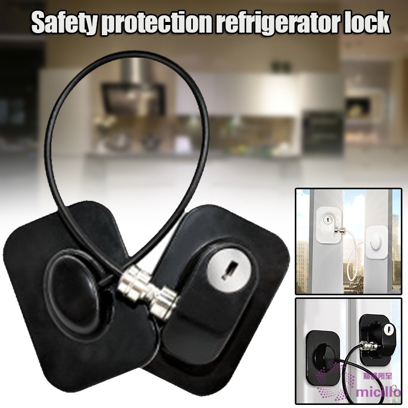 Refrigerator Lock with Keys Fridge Cabinet Child Safety Chil | 蝦皮購物