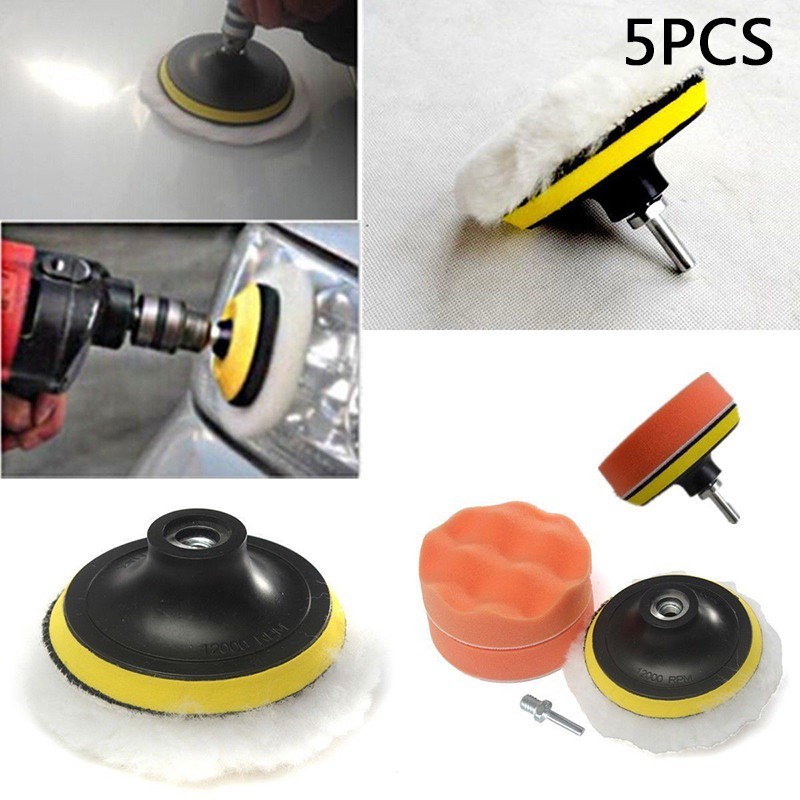 4” Gross Polishing Buffing Pad Kit Tool with Drill Adapter C | 蝦皮購物