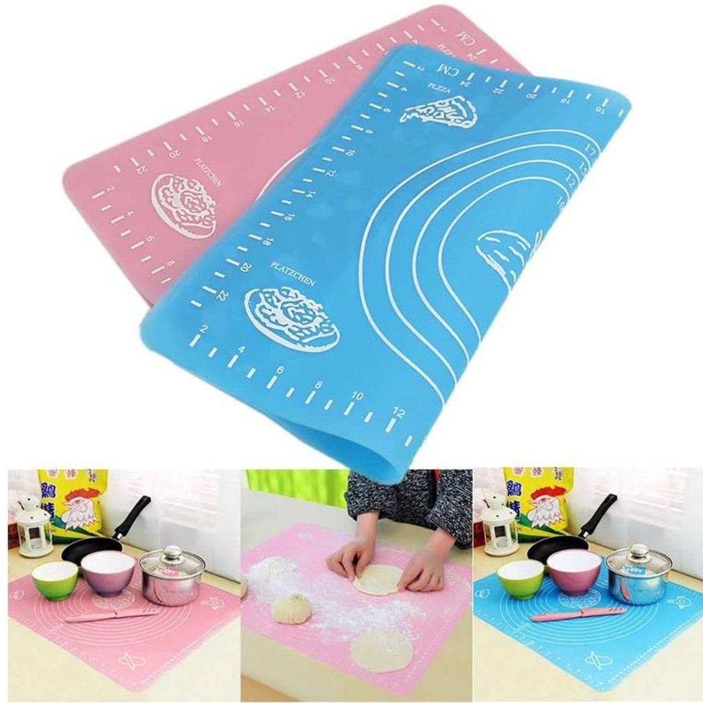 Fondant silicone mat pastry dough non stick silicon mat for | 蝦皮購物