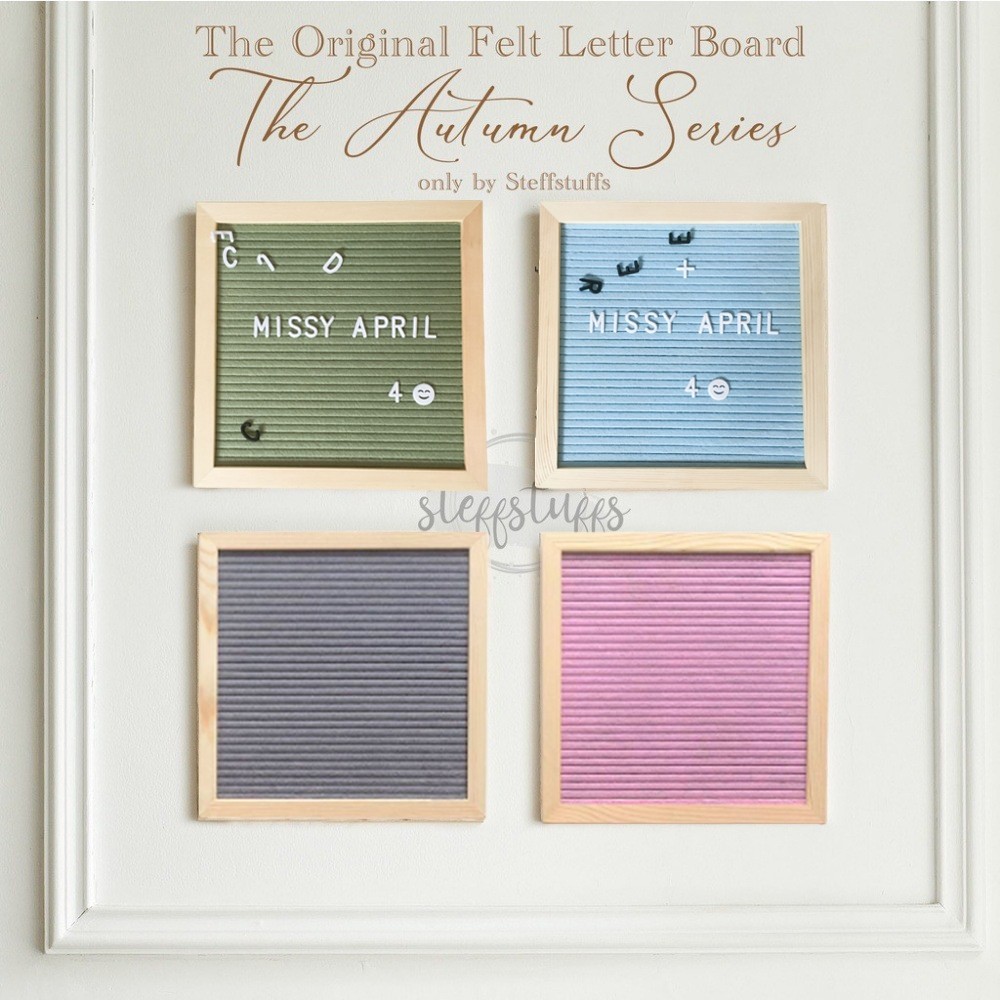 Felt Message Letter Board Wooden Frame Message Board Sign Le | 蝦皮購物