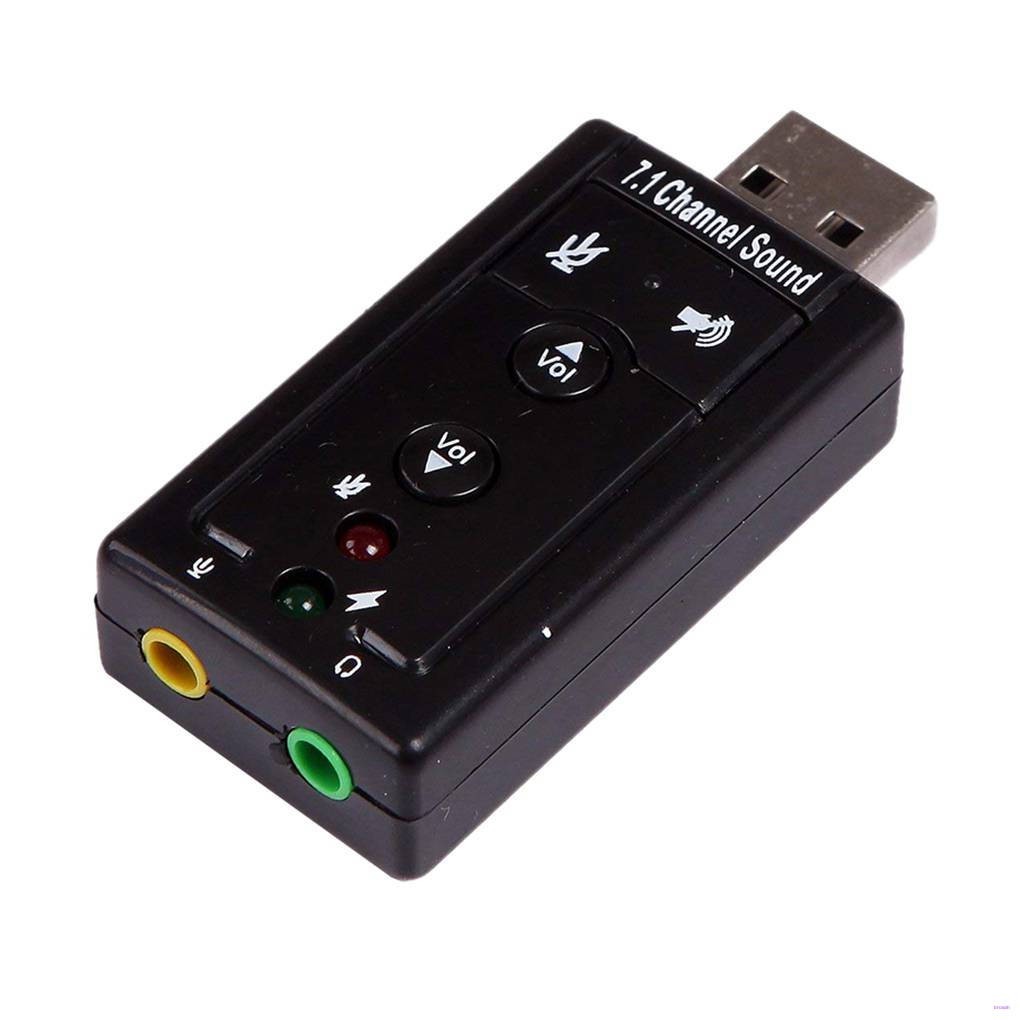 USB2.0 7.1 Channel Audio Sound Card Adapter 3D USB External | 蝦皮購物