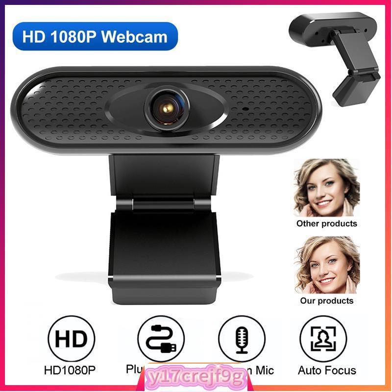 HD 1080P Webcam USB Camera With Microphone Plug and Play For | 蝦皮購物