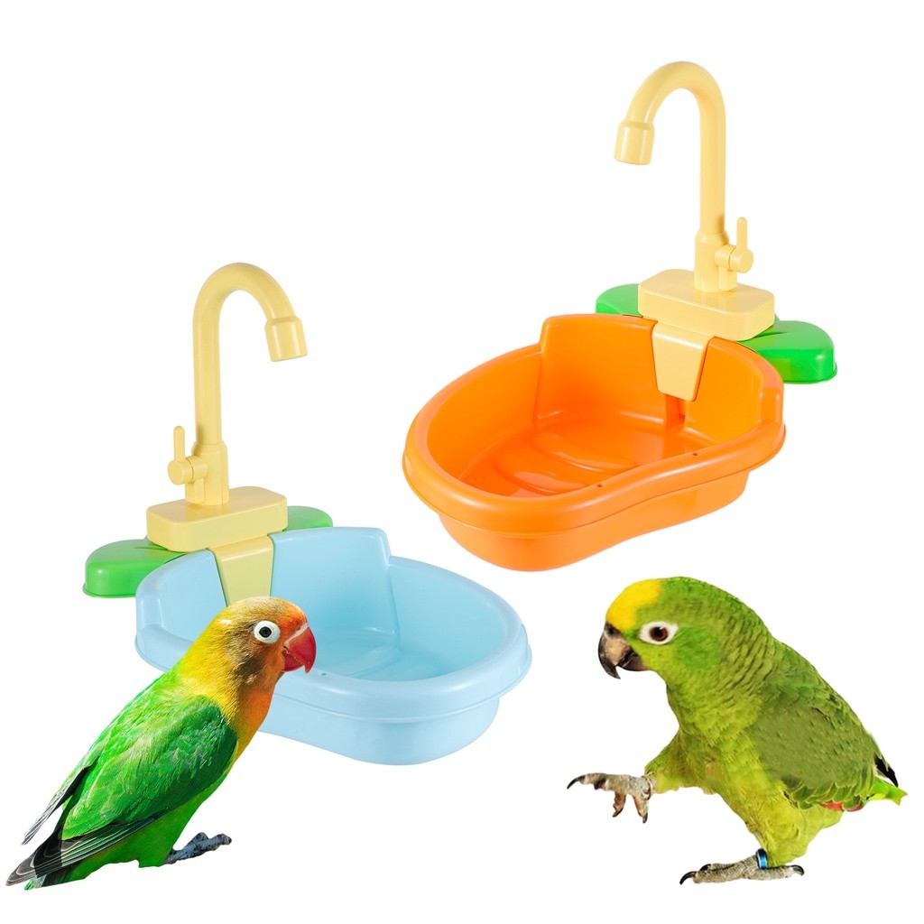 Parrot Shower Pet Bird Bath Cage Basin Parrot Bath Basin Par | 蝦皮購物