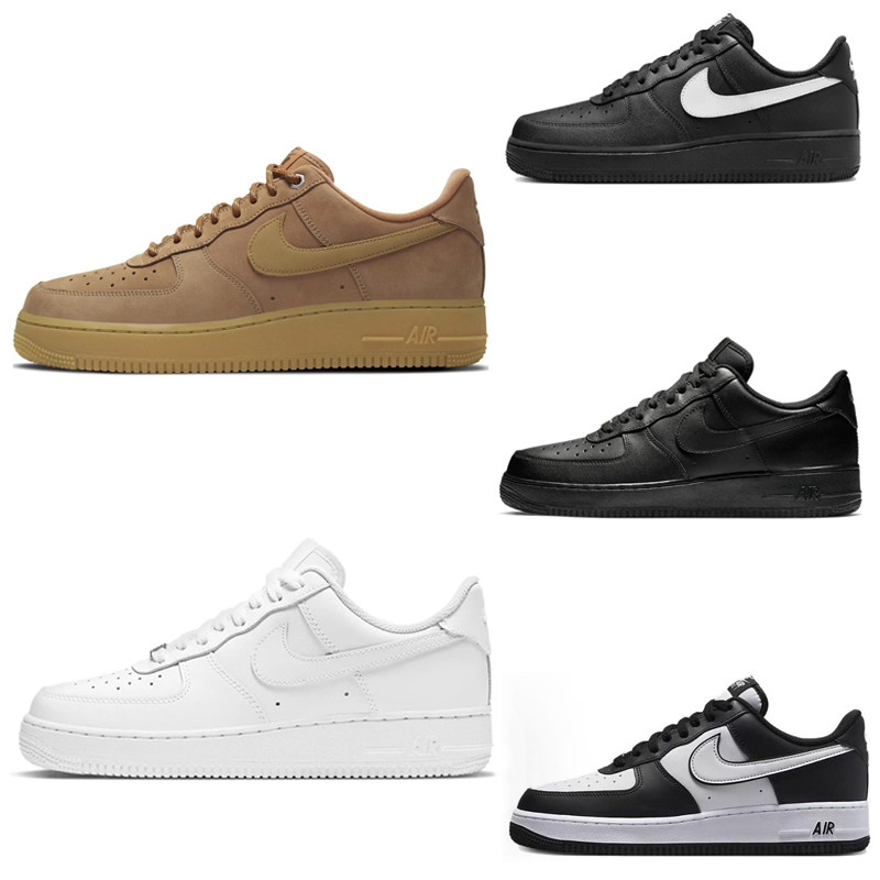日本代購 Nike Air Force 1 07 牛皮革 經典復古風格 耐磨 低幫 板鞋 純白 CW2288-111 | 蝦皮購物