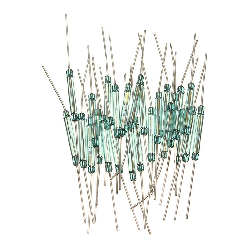 25PCS Reed Glass Magnetic Induction Switches Tube N/O SPST 3 | 蝦皮購物