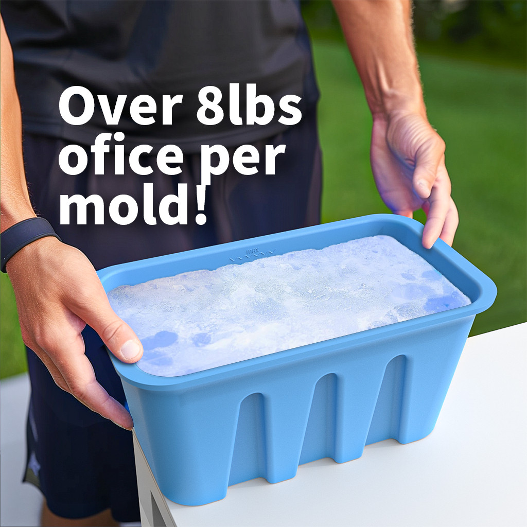 Ice Block Mold Extra Large Ice Box Large Silicone Box with L | 蝦皮購物