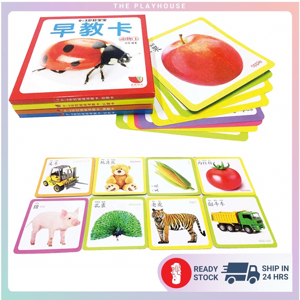 Chinese & English Flash Cards for Beginner | Mandarin Learni | 蝦皮購物