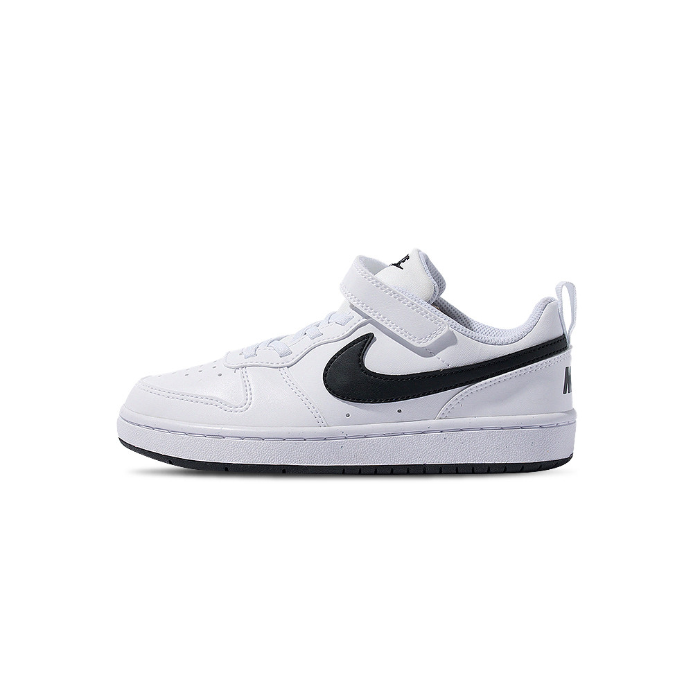 Nike Court Borough Low Recraft 中童 白黑 魔鬼氈 運動 休閒鞋 DV5457-104 | 蝦皮購物