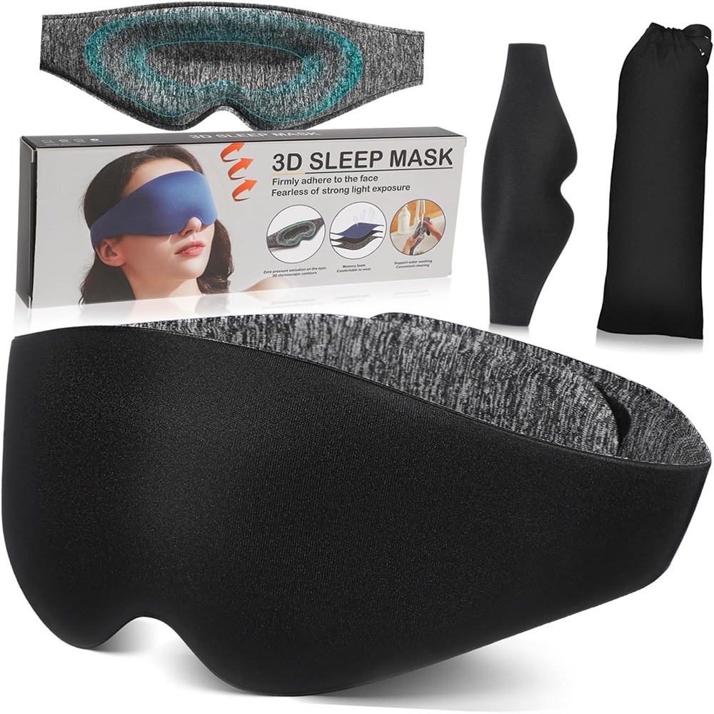 3D Sleep Mask for Women Men Light and Soft Eye Mask for Slee | 蝦皮購物