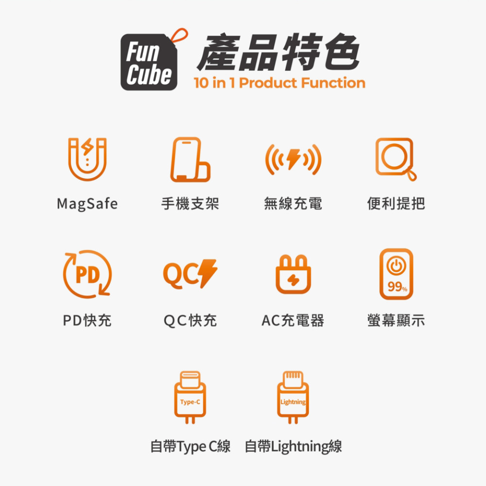 PHILIPS 飛利浦 DLP4347C-E 4348 FunCube 1.0 2.0多合一行動電源 廠商直送 | 蝦皮購物