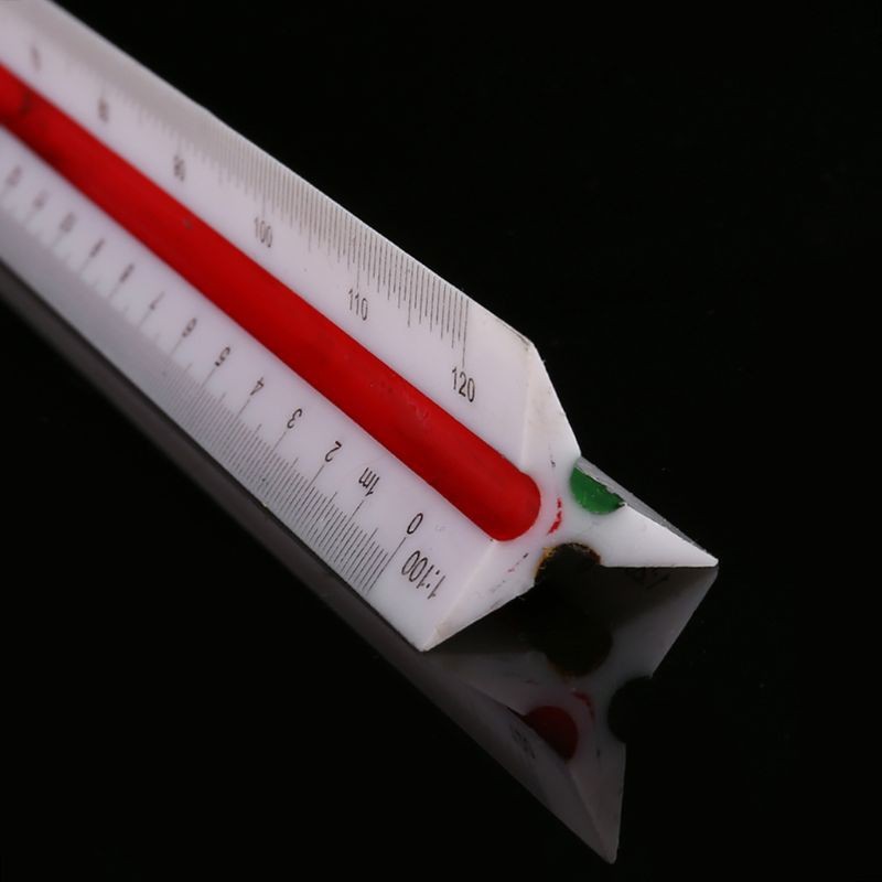 30cm Triangular Scale Ruler Architect Engineer Drafting Meas | 蝦皮購物