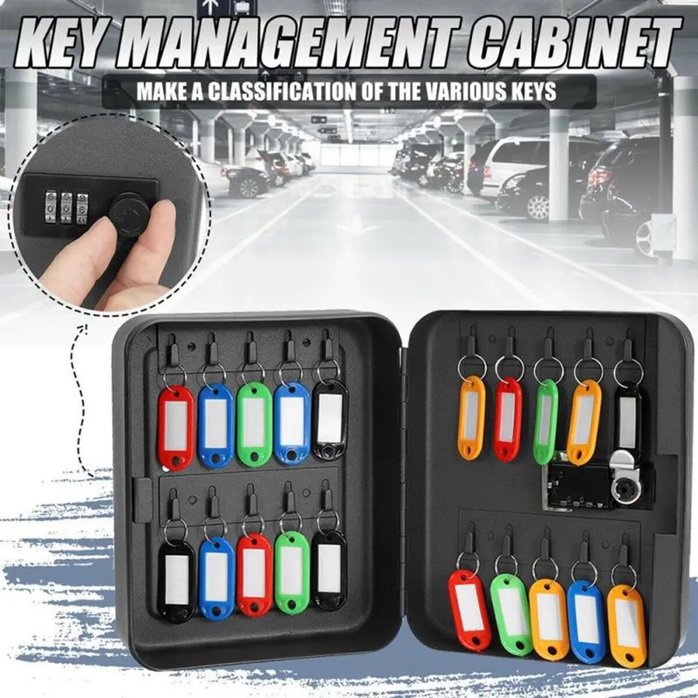 20/28/36/48 Key Slots Keys Box Password Lock Metal Keys Stor | 蝦皮購物