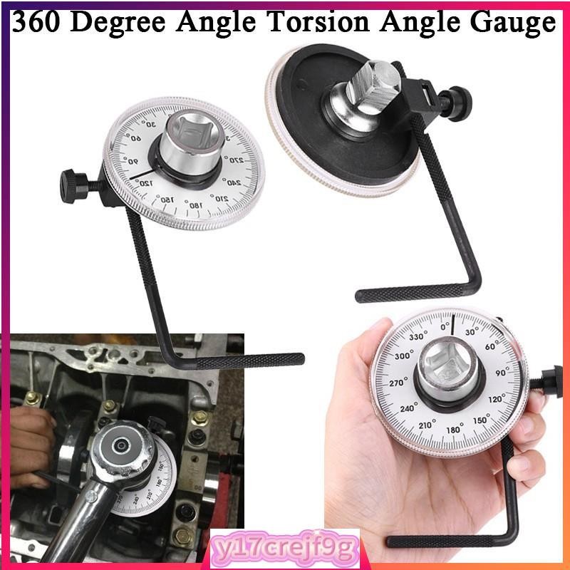 360 Degree Angle Torsion Angle Gauge Adjustable Drive Angle | 蝦皮購物
