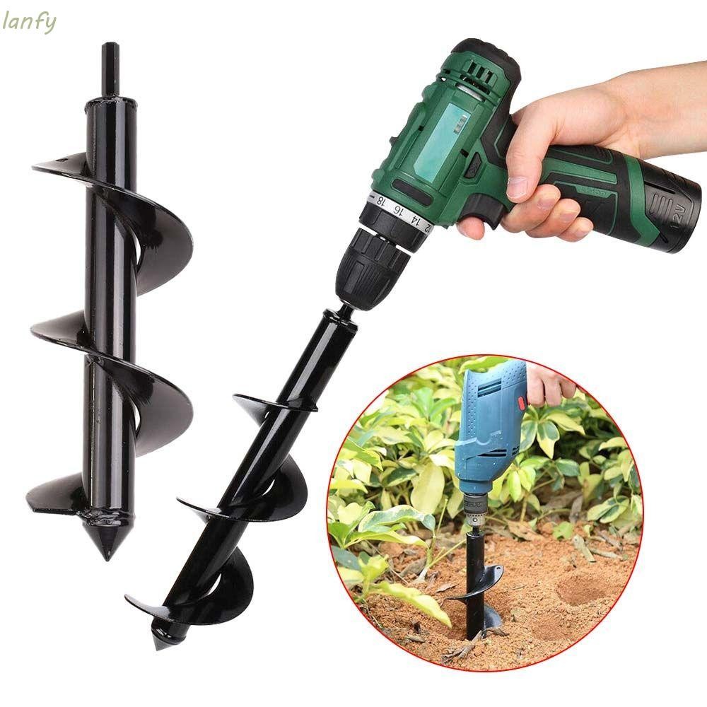 Digging Auger Garden Ground Drill Spiral Drill Bit Planter F | 蝦皮購物